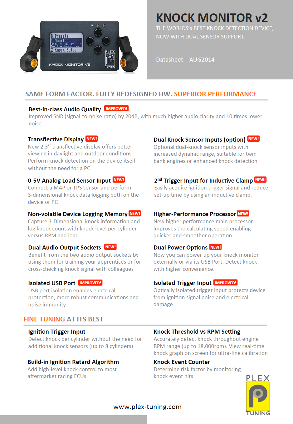 Page Main Features