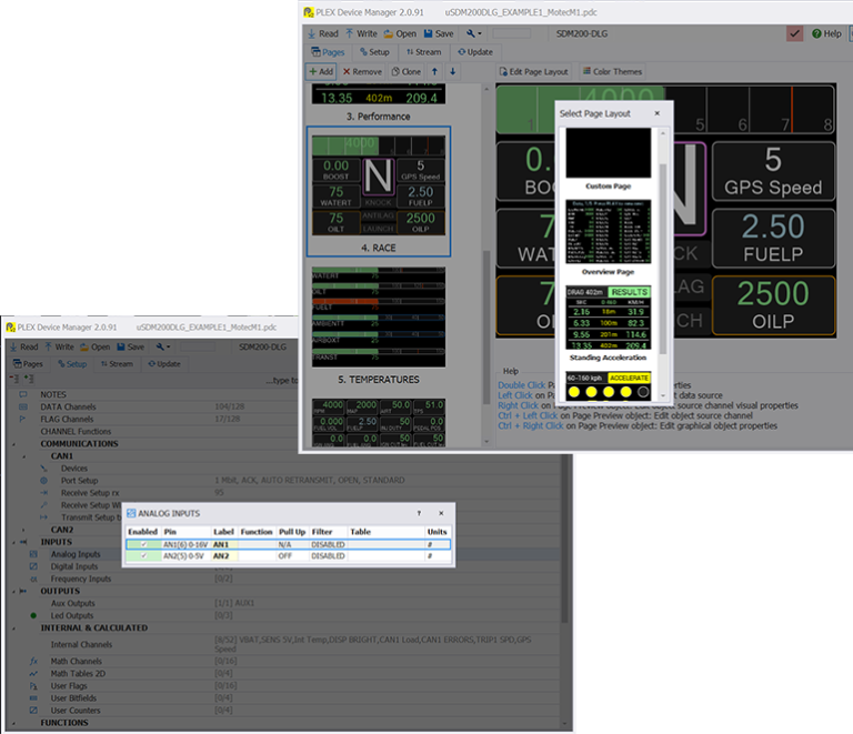 PLEX uSDM-200® MICRO DISPLAY - 2.8" Digital Dash Display
