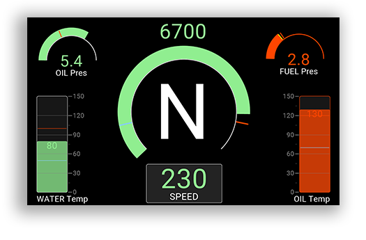 PLEX SDM-550® | 5" Digital Dash Display Logger