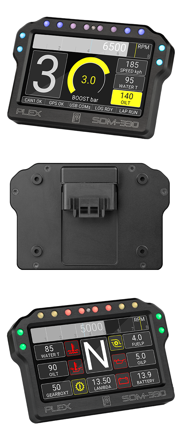 PLEX SDM-330® | 4.3" Digital Dash Display