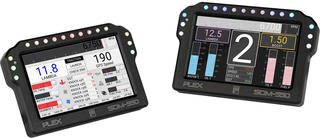 PLEX SDM-550® | 5" Digital Dash Display Logger
